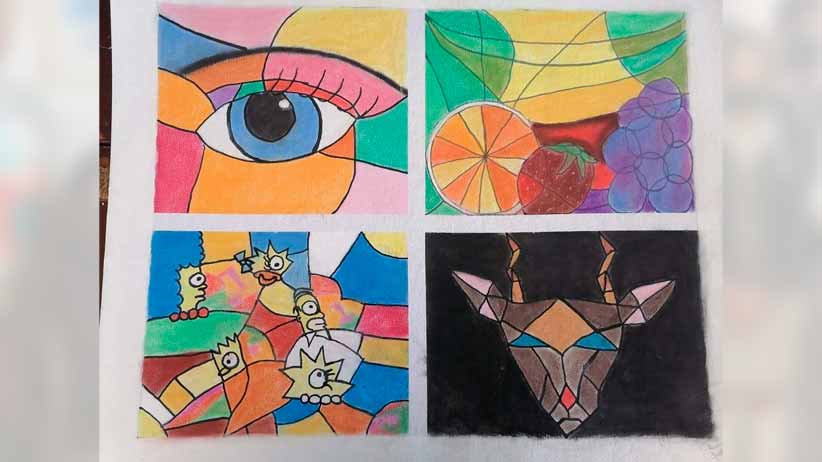 Estudiantes de secundaria exponen pinturas en Galería de Arte | AIPZ